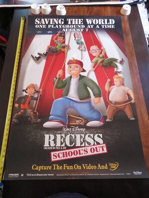 WALT DISNEY RECESS Schools Out 1 One Sheet Movie Poster Ds 27X40 £22.39 ...