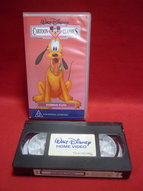 WALT DISNEY CARTOON Classics - Pluto Vhs Video Tape Vgc $15.00 ...