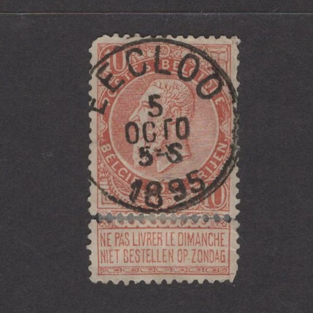 BELGIUM: #65 King LEOPOLD II / 1895 EECLOO cancel $0.75 - PicClick CA