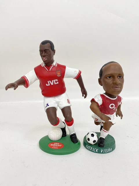 ARSENAL VINTAGE FIGURES/ Bobbleheads Ian Wright Patrick Viera Late 90s ...