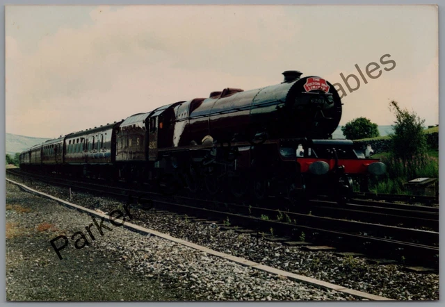 TRAIN PHOTOGRAPH OF LMS Railway Locomotive No 6201 (refRed3) £3.19 ...