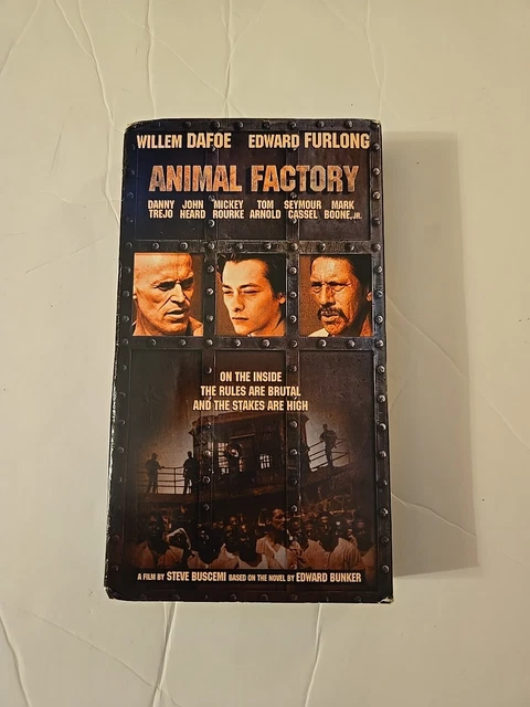 ANIMAL FACTORY VHS Steve Buscemi Film Trejo Edward Furlong Dafoe Rourke ...