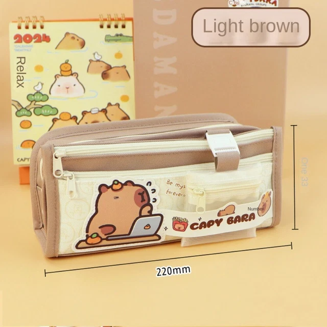 FUNDA LÁPIZ CAPIBARA Multifuncional Capibara Bolsa Lápiz Papibara ...