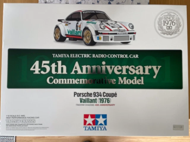 TAMIYA 1/10 RC 47477 45th Anniversary Porsche 934 Coupe Vaillant 1976 £ ...