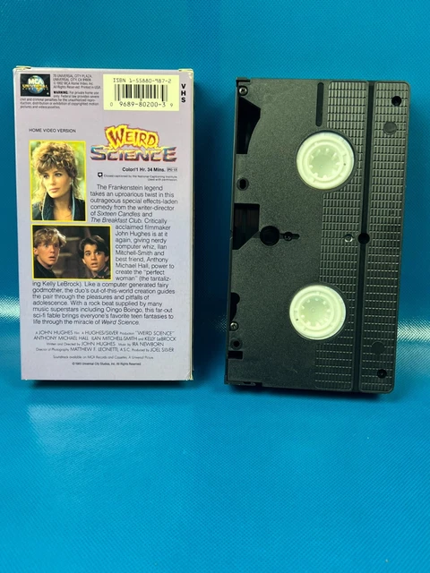 WEIRD SCIENCE VHS 1986 MCA Anthony Michael Hall Kelly Lebrock John ...