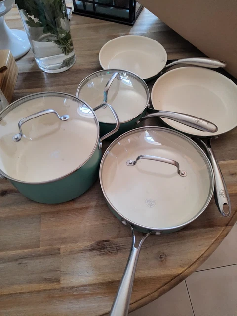 HOMESENSE SET OF 5no Pans/Frying Pans In Box Rrp£199 £57.87 - PicClick UK