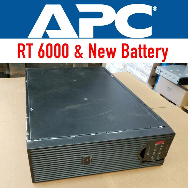 APC SMART-UPS RT 6000 SURT6000XLI UPS New Battery 6-mth warranty $1,129 ...