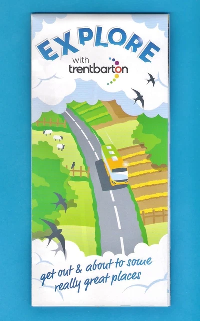 TRENT BARTON BUS Route Map & Guide - Explore with Trentbarton - 2025 £4 ...