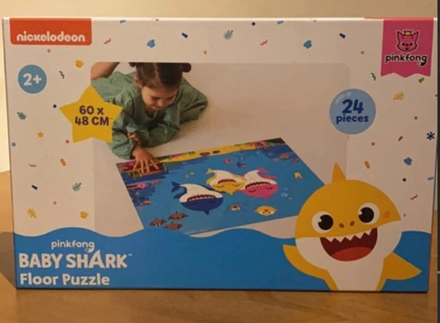 NICKELODEON PINKFONG CHILD Baby Shark - Floor Jigsaw Puzzle 24 Piece £8 ...