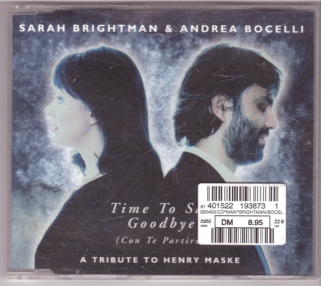SARAH BRIGHTMAN &ANDREA Bocelli - Time To Say Goodbye (Con Te Partirò) (Maxi-CD EUR 1,65 ...