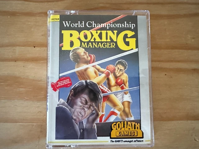 WORLD BOXING MANAGER (GOLIATH) ZX Spectrum 48k/128k cassette. Tested ...