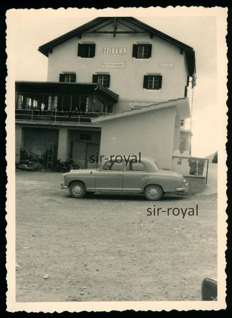 MERCEDES BENZ W 120 o. W 121 am Ofenpass 1960 - Auto Oldtimer PKW ...