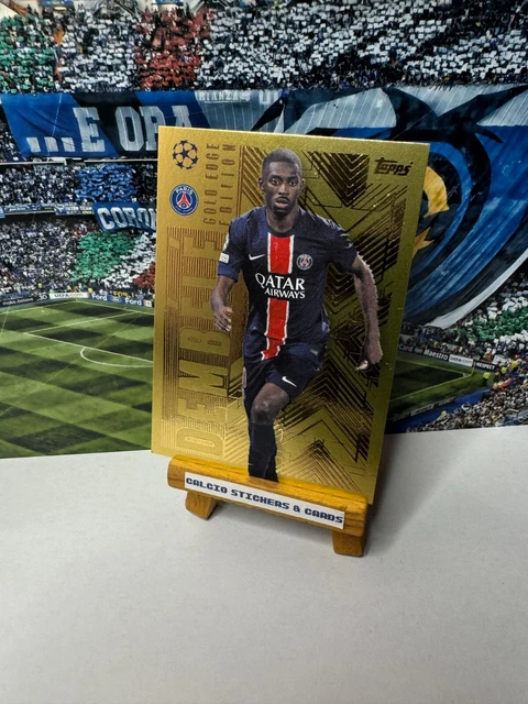 TOPPS MATCH ATTAX EXTRA 2024/25 2025 Ousmane Dembele PSG Gold Edge Edition Card £6.70 - PicClick UK