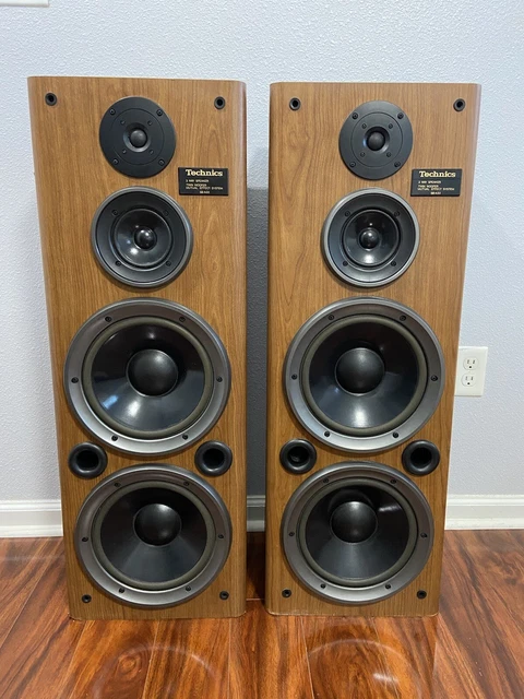 TECHNICS SB-A33 DOUBLE Woofer 3 Way Tower Speaker System $299.00 - PicClick