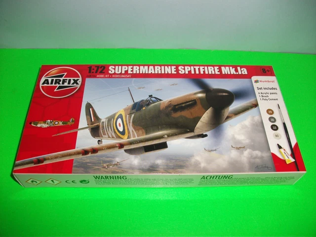 AIRFIX SUPERMARINE SPITFIRE MK.1a. LOT. 2. £7.00 - PicClick UK