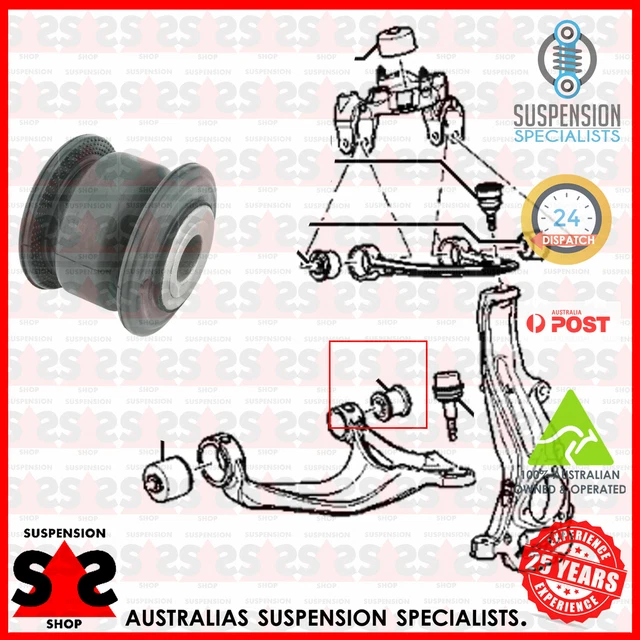 BOTH SIDES MOUNTING, Control/Trailing Arm Suit CADILLAC Cts 3.0 CTS EUR 31,57 - PicClick FR