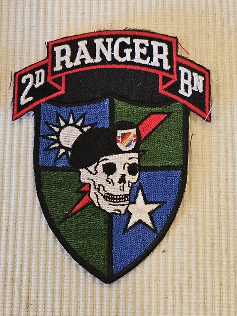 1960S 70S US Army 2nd Battalion 75th Ranger Regiment Scroll Patch L@@K ...