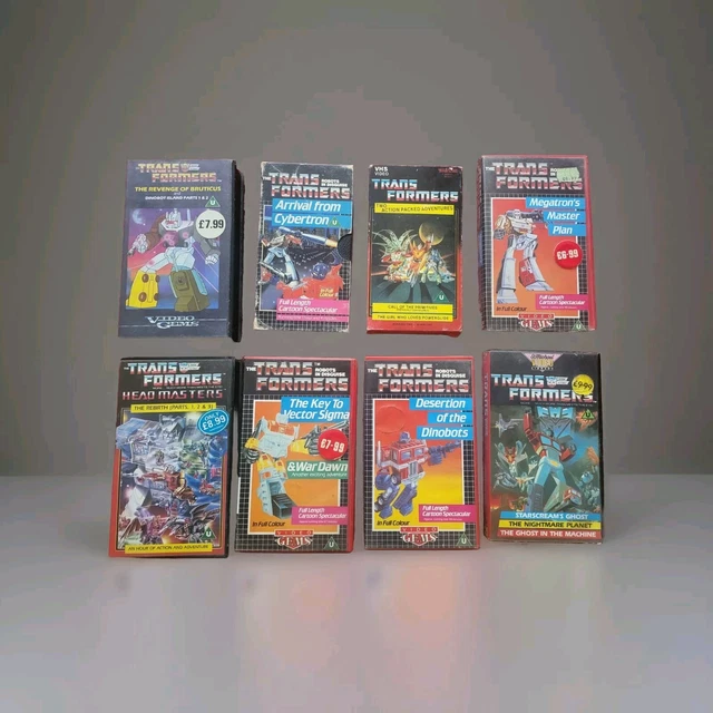 TRANSFORMERS G1 VHS Bundle X8 Vintage 1980's £16.00 - PicClick UK