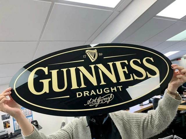 GUINNESS DRAUGHT ST Patrick Day Irish Sign £23.95 - PicClick UK