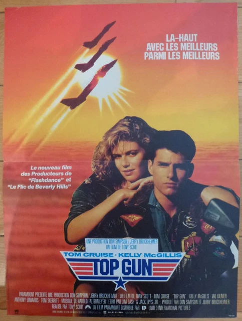 TOP GUN TOM Cruise Kelly McGillis 1986 Affiche Originale 38x52 Movie Poster EUR 22,95 - PicClick FR
