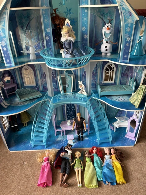 DISNEY FROZEN ELSA Castle Dolls house- still have box- make amazing ...