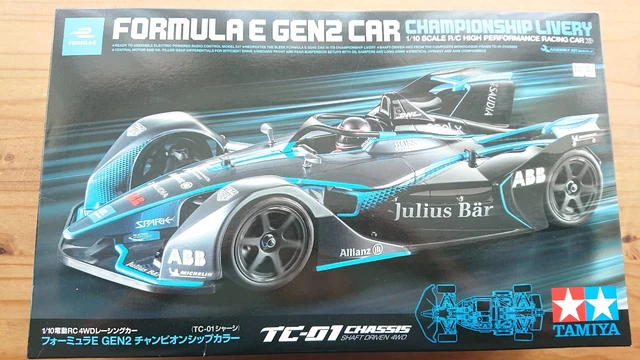 TAMIYA 58681 FORMULA E Gen2 Car 4WD R/C Car Kit TC-01 Chassis 1:10 ...