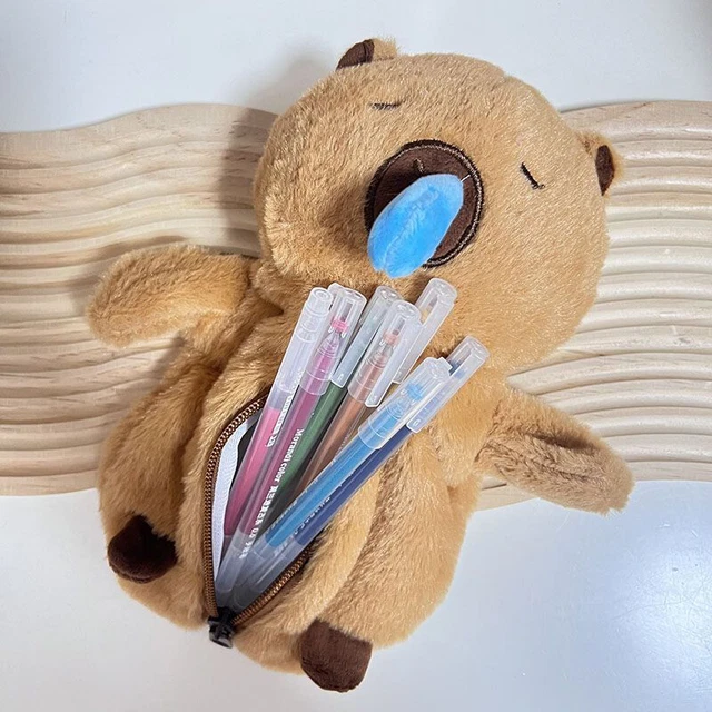 CRAYON EN PELUCHE capybara mignon capibara stylo de papinerie de ...