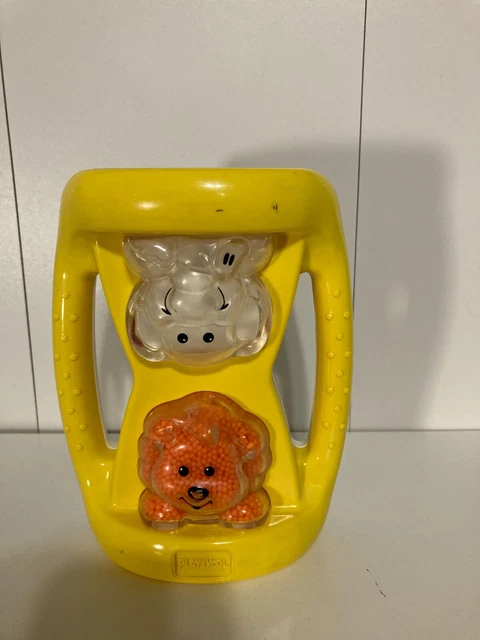 VINTAGE 1996 PLAYSKOOL Color Surprise Hourglass Flip Over Beads Change ...