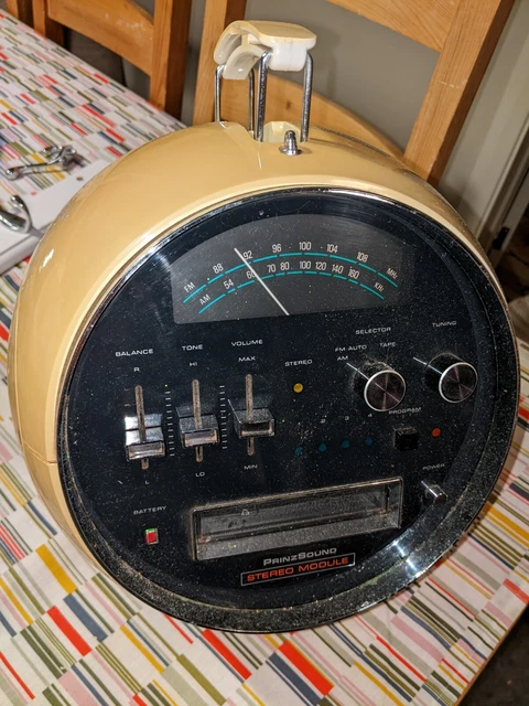 VINTAGE PRINZSOUND STEREO Module SM-8 Radio And 8 Track Player ...