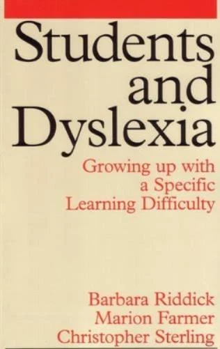 BARBARA RIDDICK STUDENTS And Dyslexia BOOK NEUF EUR 135,23 - PicClick FR