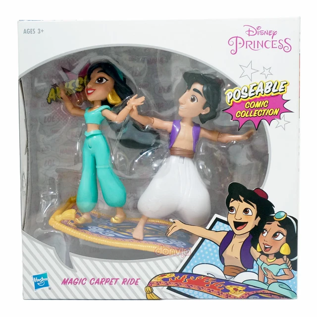 DISNEY PRINCESS POSEABLE Comic Collection Magic Carpet Ride $20.00 ...