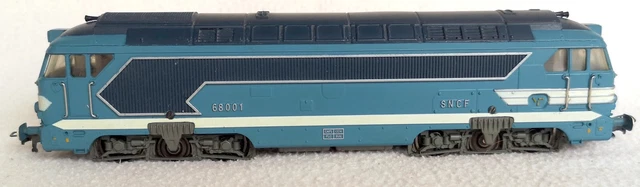 LOCOMOTIVE DIESEL SNCF A1A A1A 68001 Fleischmann 4280 2 rails CC ...