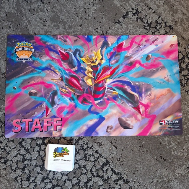 POKÉMON PLAYMAT GIRATINA STAFF Championships Régional EB11 EUR 150,00 ...