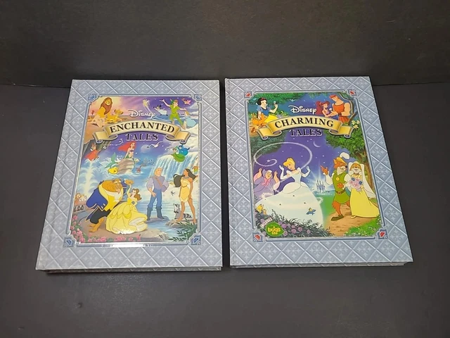DISNEY ENCHANTED CHARMING Magical Tales Book Lot of 2 Hardcover 2005 ...