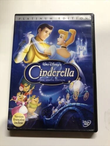 WALT DISNEY'S - Cinderella (DVD, 2-DISK SPECIAL EDITION, PLATINUM ...