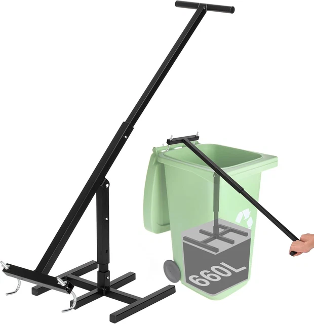 STEEL MANUAL WHEELIE Bin Trash Compactor Restaurant Hotel Commercial ...