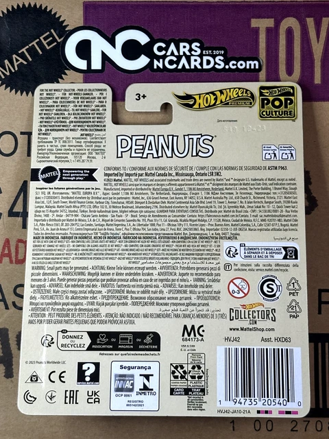 2024 HOT WHEELS Premium Pop Culture Peanuts Racing Club Snoopy $15.99 - PicClick CA
