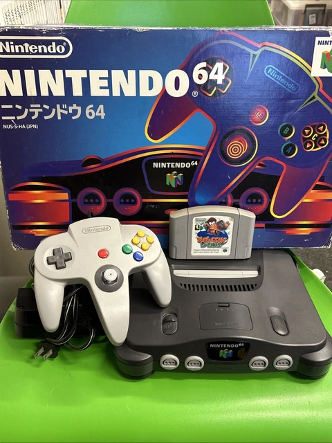 NINTENDO 64 RGB NTSC-J BOXED CONSOLE Tested + Warranty DIDDY KONG ...