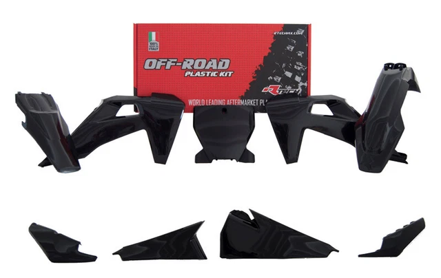 RTECH SET PLASTIQUE Noir Husqvarna Fx 350 2019-2022 EUR 151,16 ...