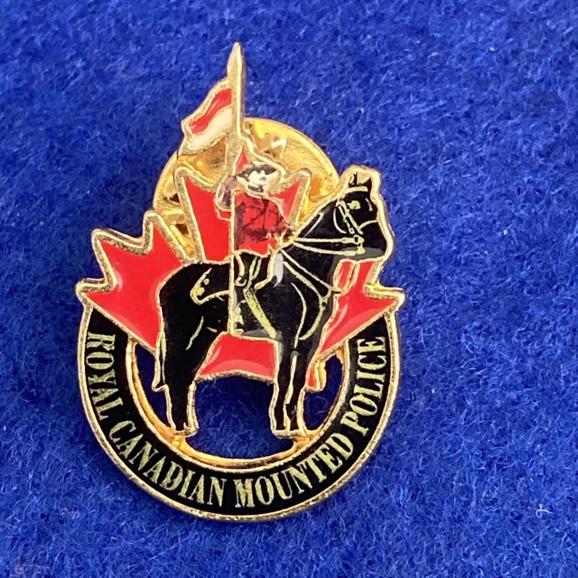 ROYAL CANADIAN MOUNTED Police (RCMP) - The Mounties - Enamel Lapel Pin ...
