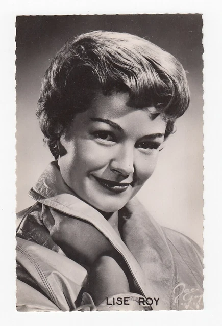 LISE ROY CHANTEUSE Comédienne Radio Television Théâtre 1950s Editions P ...