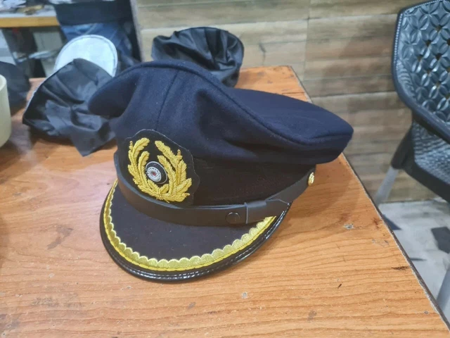 WWII GERMAN NAVY U-Boat Officer Visor Cap Replica – Kriegsmarine Senior ...