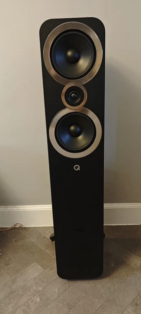 Q ACOUSTICS 3050I Graphite Grey Floorstanding Speakers £1.17 - PicClick UK