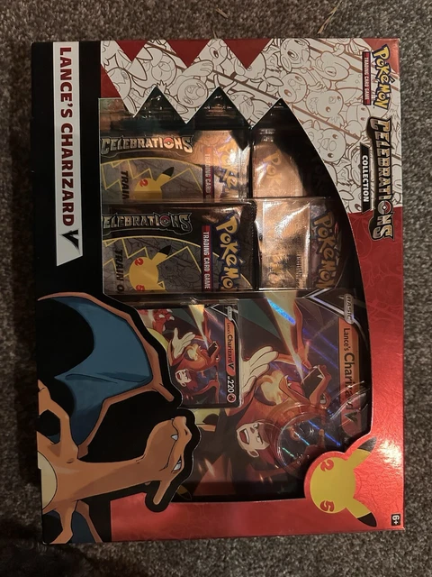 POKEMON TCG: CELEBRATIONS 25th Anniversary Lance's Charizard V Box New & Sealed £45.00 - PicClick UK