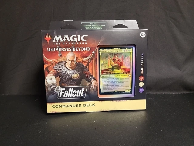 MAGIC THE GATHERING Fallout Hail, Caesar Commander Deck New Sealed $62. ...