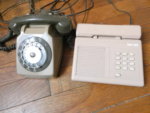 LOT 2 TÉLÉPHONES VINTAGE S63 à cadran + TELIC 286 EUR 15,00 - PicClick FR