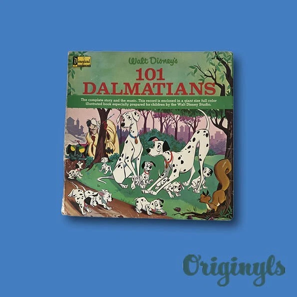 101 DALMATIONS WALT Disney Original 1961 Disneyland Storyteller Album ...
