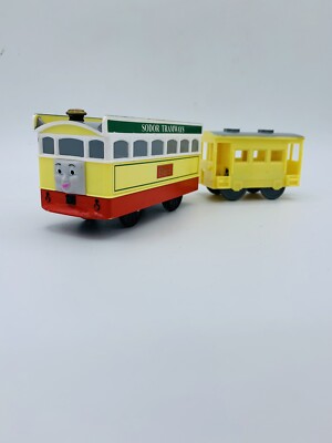 THOMAS & FRIENDS Trackmaster Flora Motorized Train Engine Sodor ...