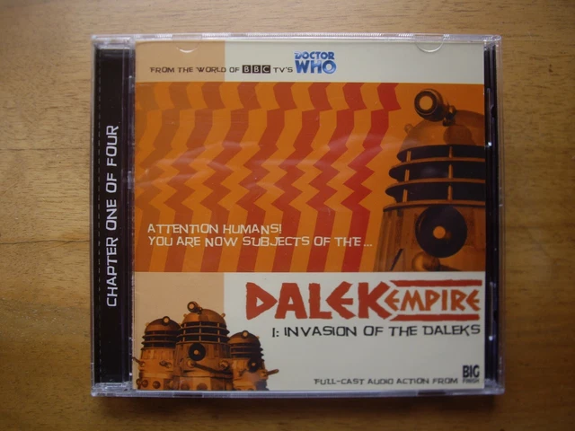 DOCTOR WHO INVASION of the Daleks, Big Finish audio book CD *OUT OF ...