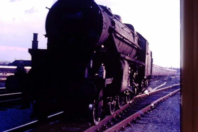 BRITISH RAIL LOCO Steam Railway Slide Ref 491 £4.99 - PicClick UK